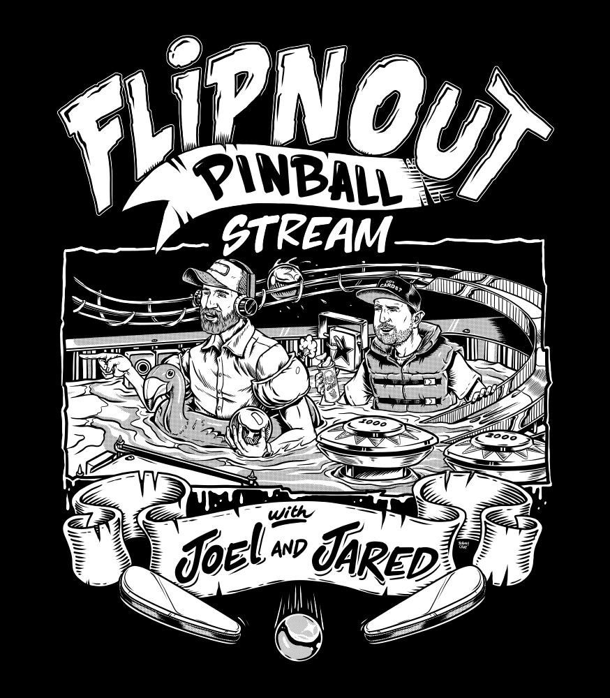 Flip N Out Pinball Stream – Silverball Swag